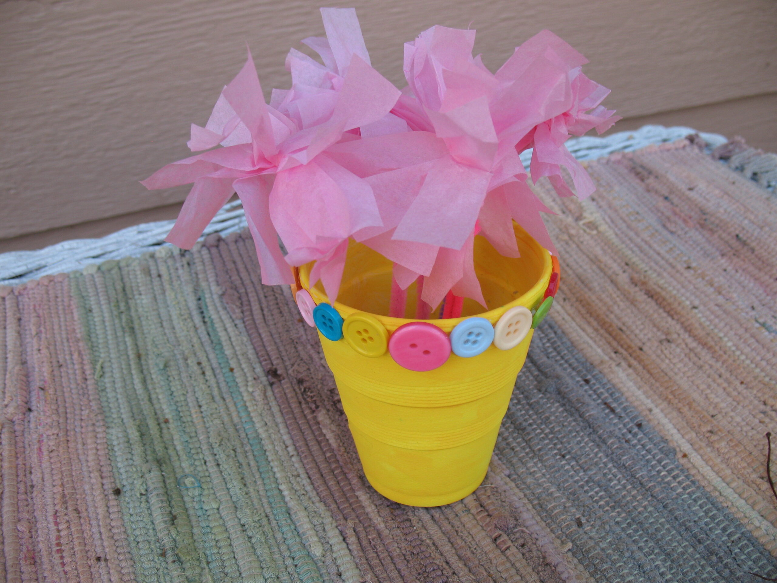 Tissue Paper Carnations | Fun Family Crafts