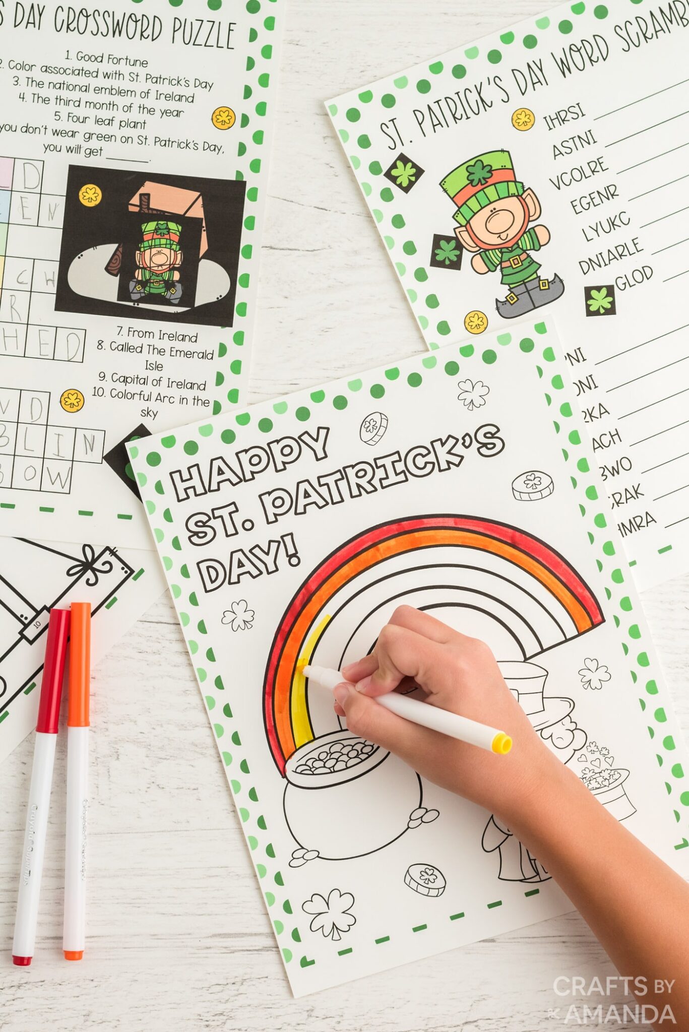 St. Patrick's Day Activity Sheets | Fun Family Crafts