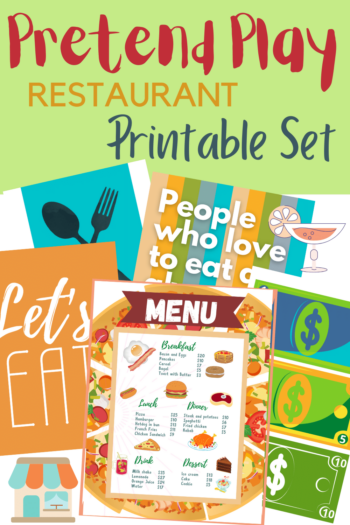 Printable Pretend Play Restaurant | Fun Family Crafts