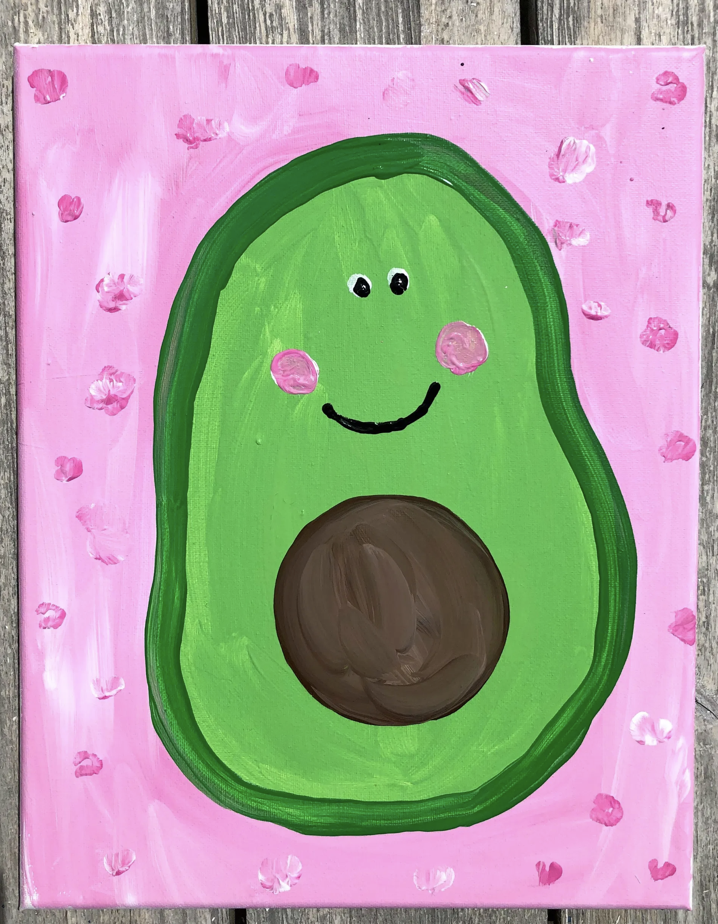 Avocado Painting | Fun Family Crafts