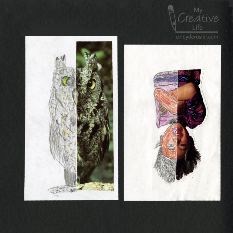 Magazine Symmetry Art | Fun Family Crafts