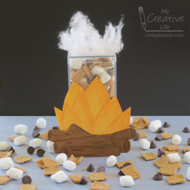 Smores Campfire Treat Centerpiece | Fun Family Crafts