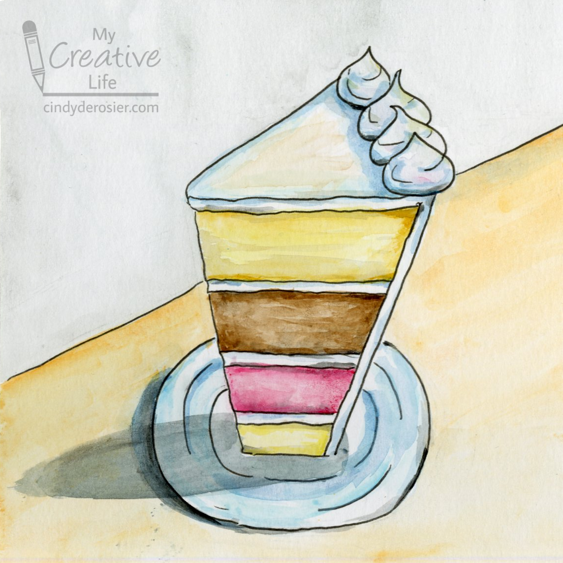 Towering Slice of Cake | Fun Family Crafts