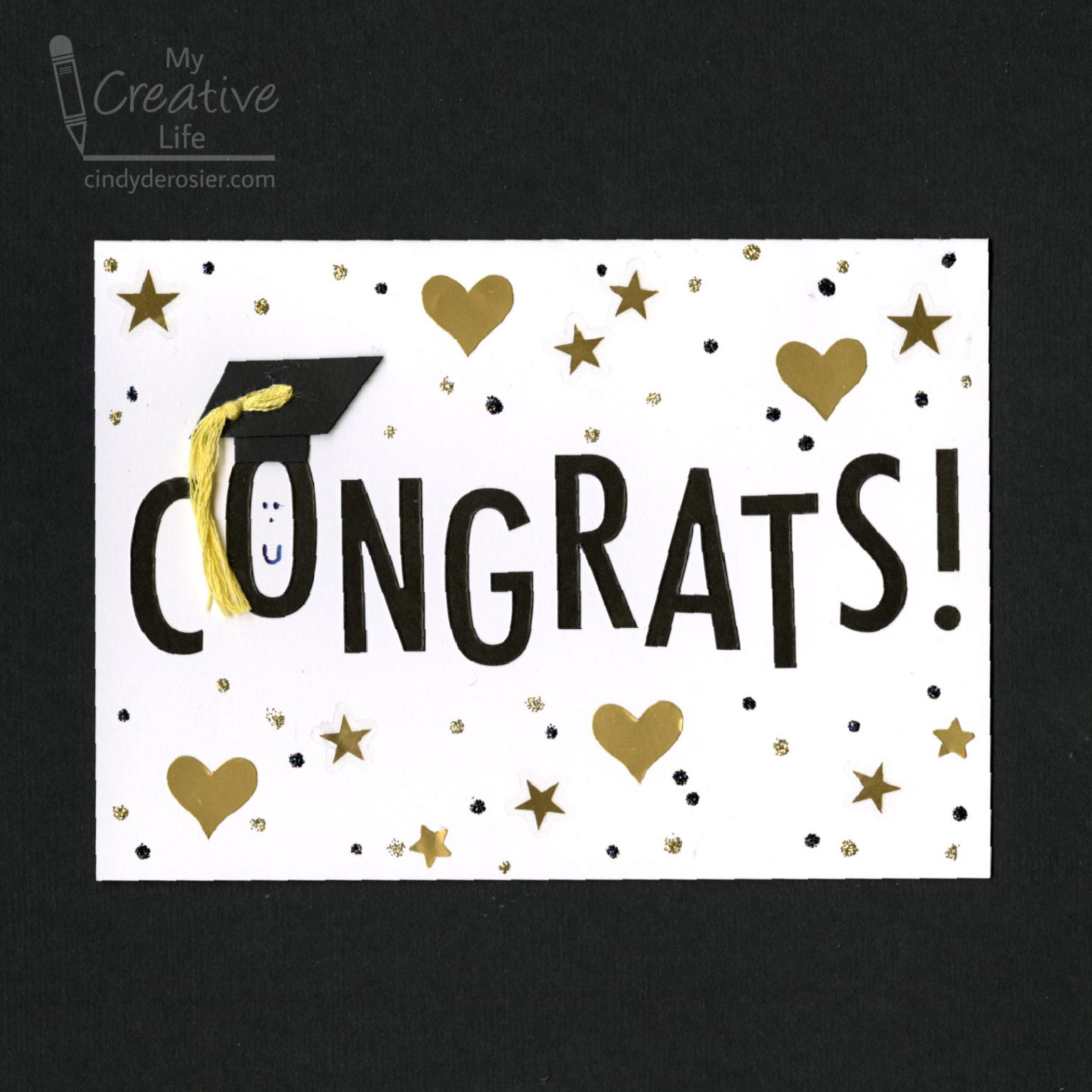 Sparkly Graduation Card | Fun Family Crafts