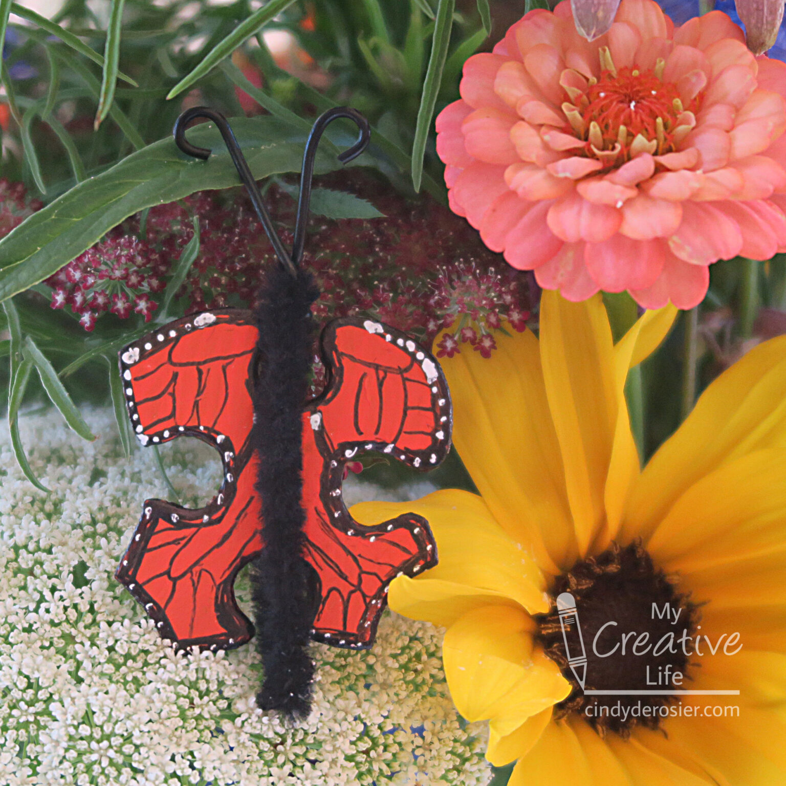 Puzzle Piece Monarch Butterfly | Fun Family Crafts