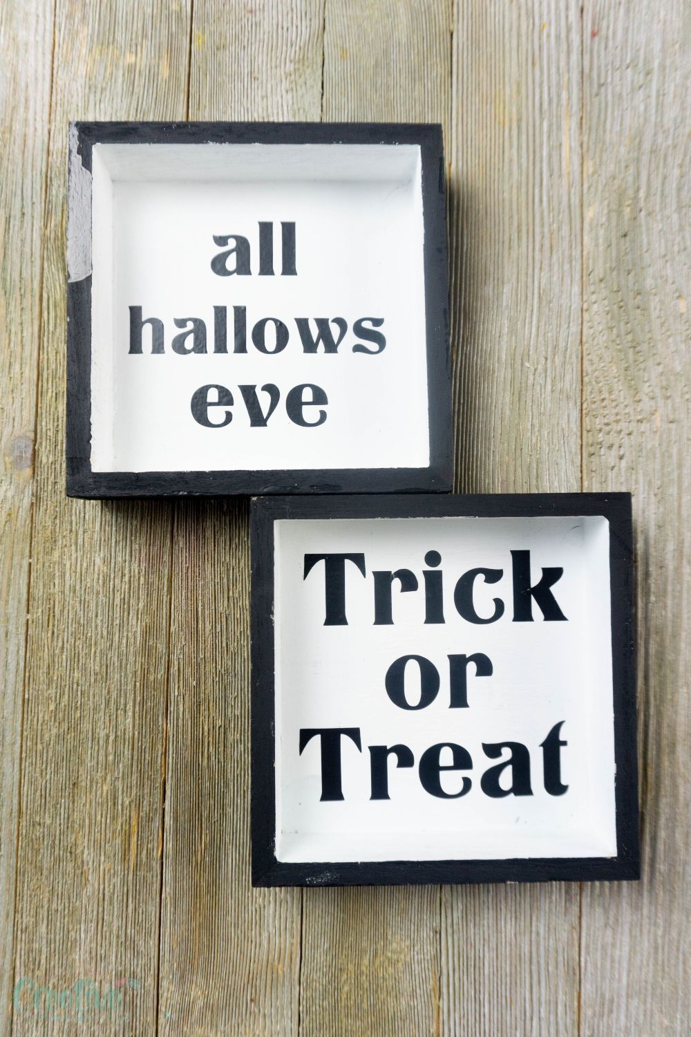Wood Halloween Signs | Fun Family Crafts
