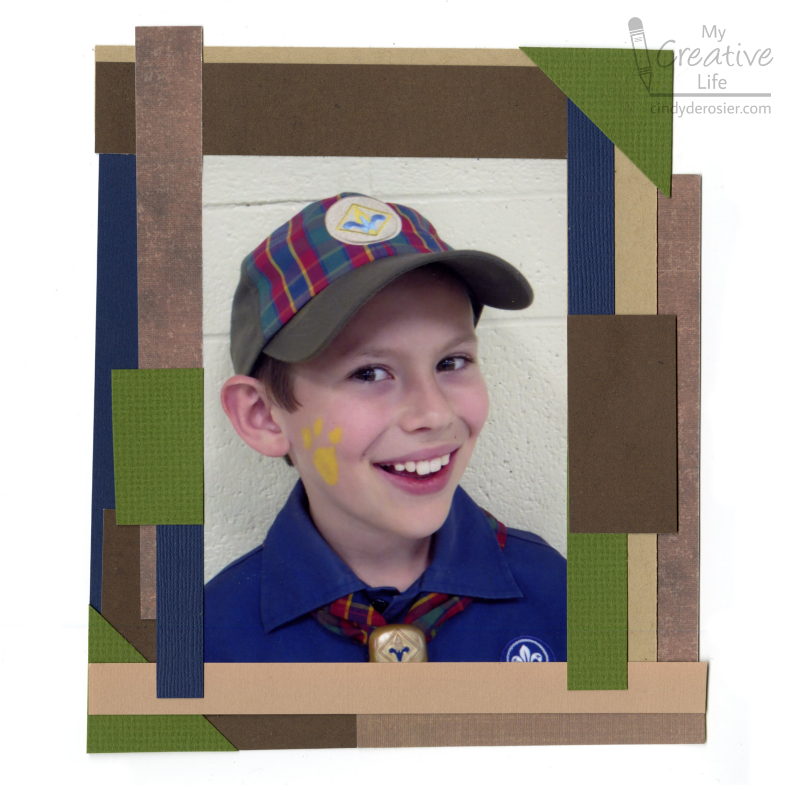 Scrap Paper Photo Frame | Fun Family Crafts