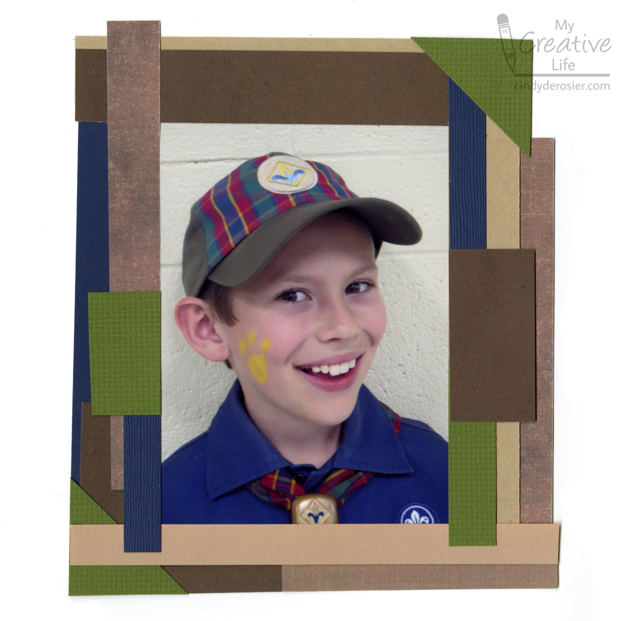Scrap Paper Photo Frame | Fun Family Crafts
