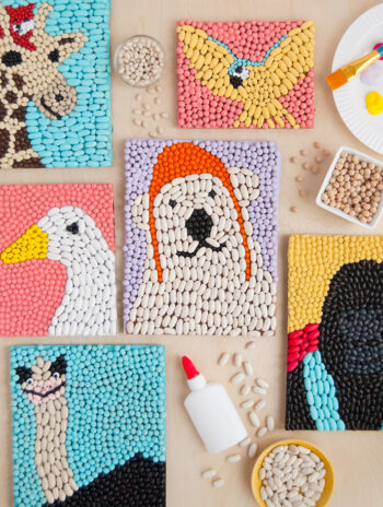 Bean Art Animals | Fun Family Crafts