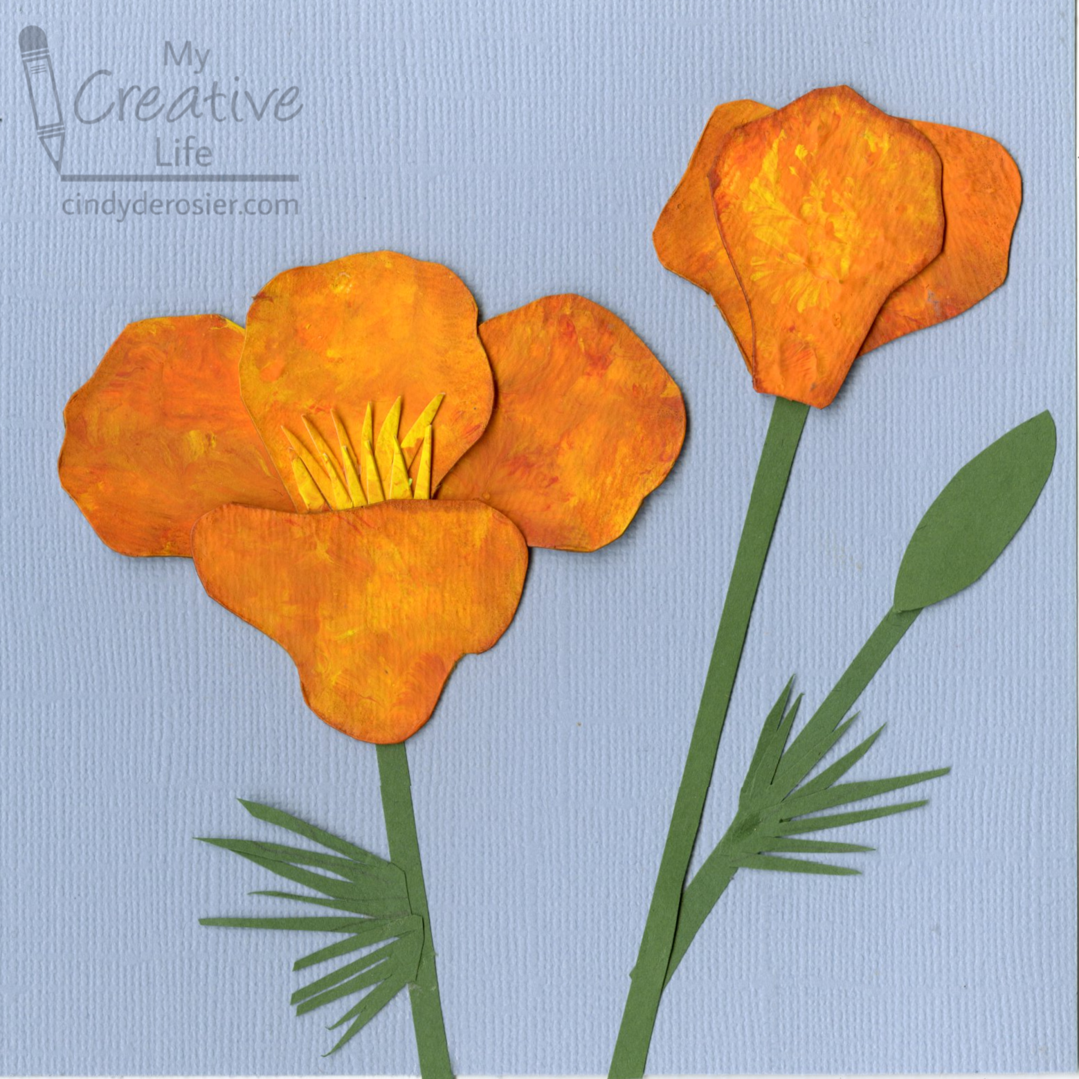 California Poppies Craft | Fun Family Crafts