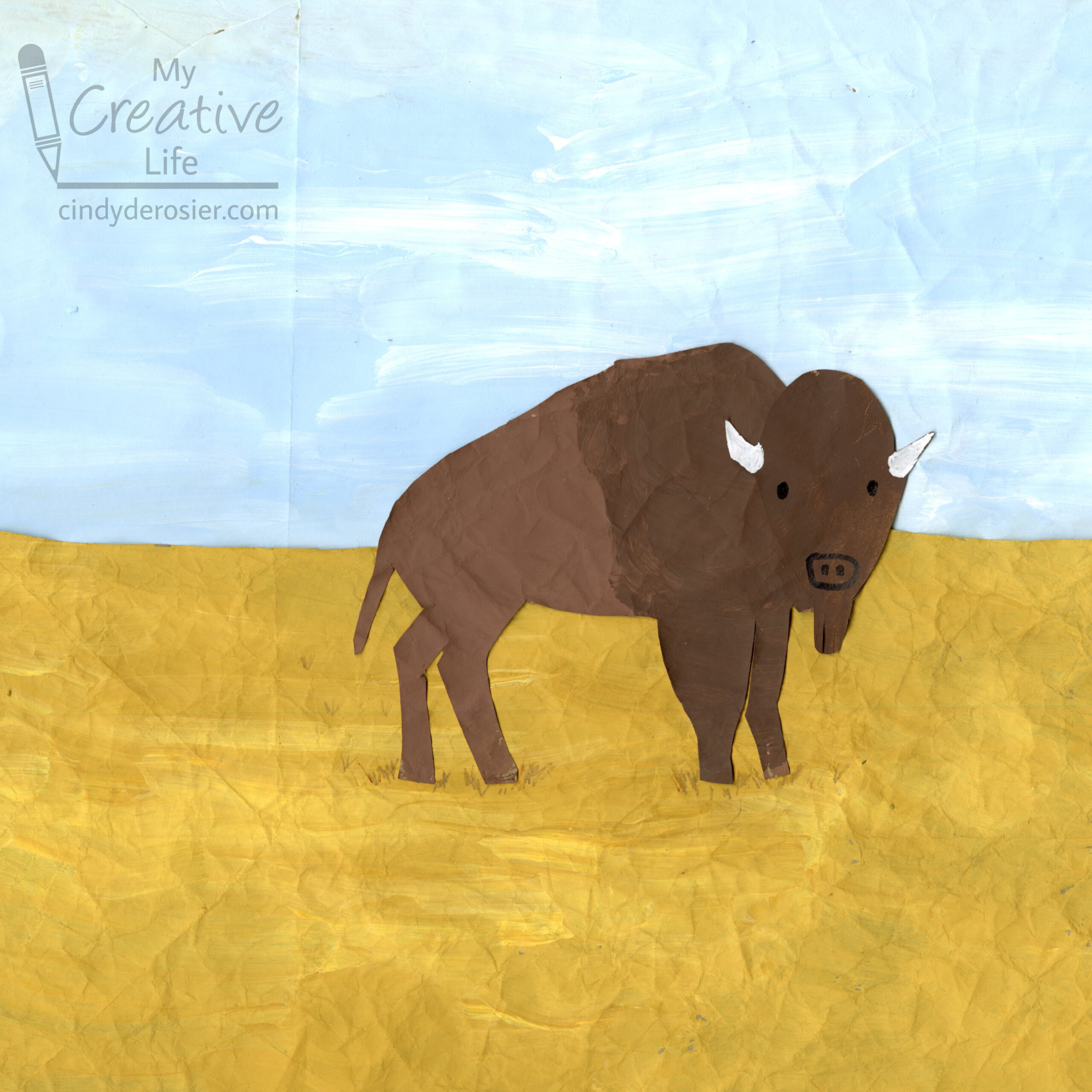 Paper Bag Bison | Fun Family Crafts