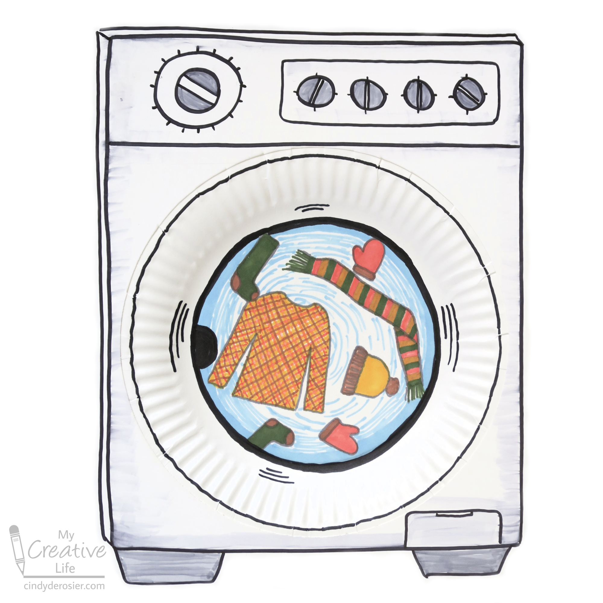 Paper Plate Washing Machine | Fun Family Crafts