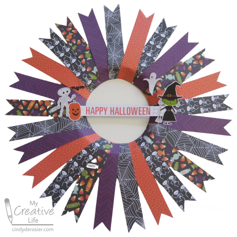 Paper Plate Halloween Wreath | Fun Family Crafts