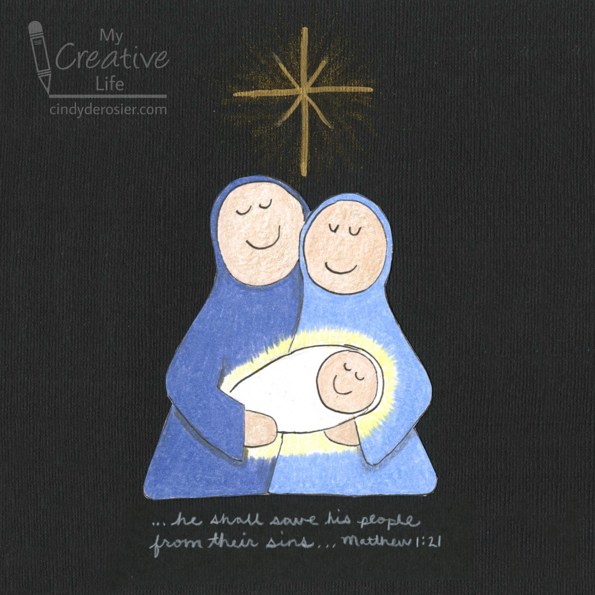 Nativity Drawing | Fun Family Crafts