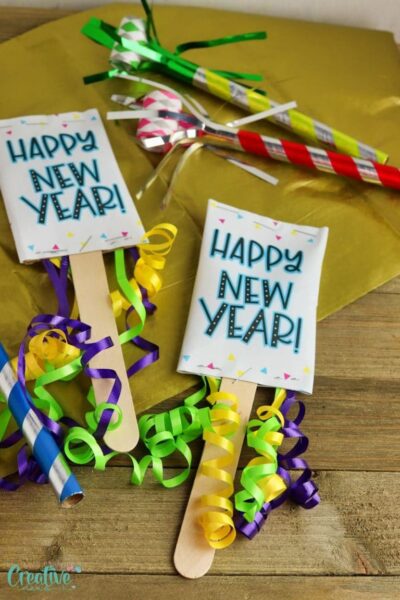 New Year's Eve Noise Makers | Fun Family Crafts