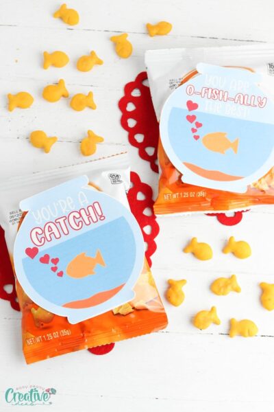 Goldfish Valentines | Fun Family Crafts