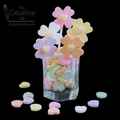 Conversation Heart Bouquet of Flowers | Fun Family Crafts