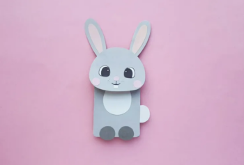 Bunny Paper Bag Puppet | Fun Family Crafts