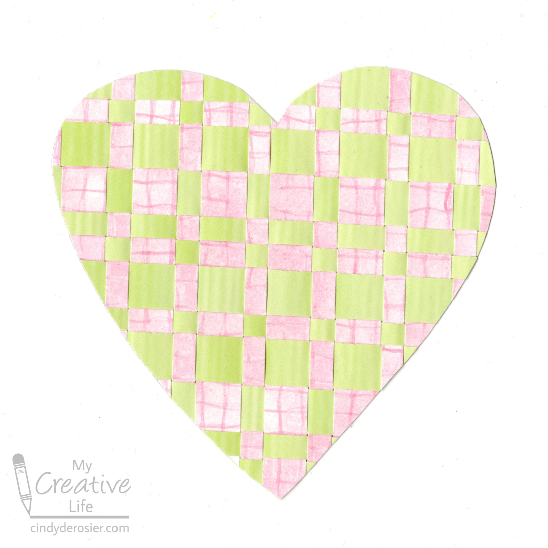 Woven Paper Heart | Fun Family Crafts