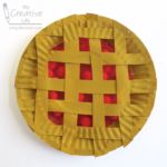 Paper Plate Lattice Pie | Fun Family Crafts