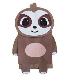 Sloth Paper Bag Puppet | Fun Family Crafts