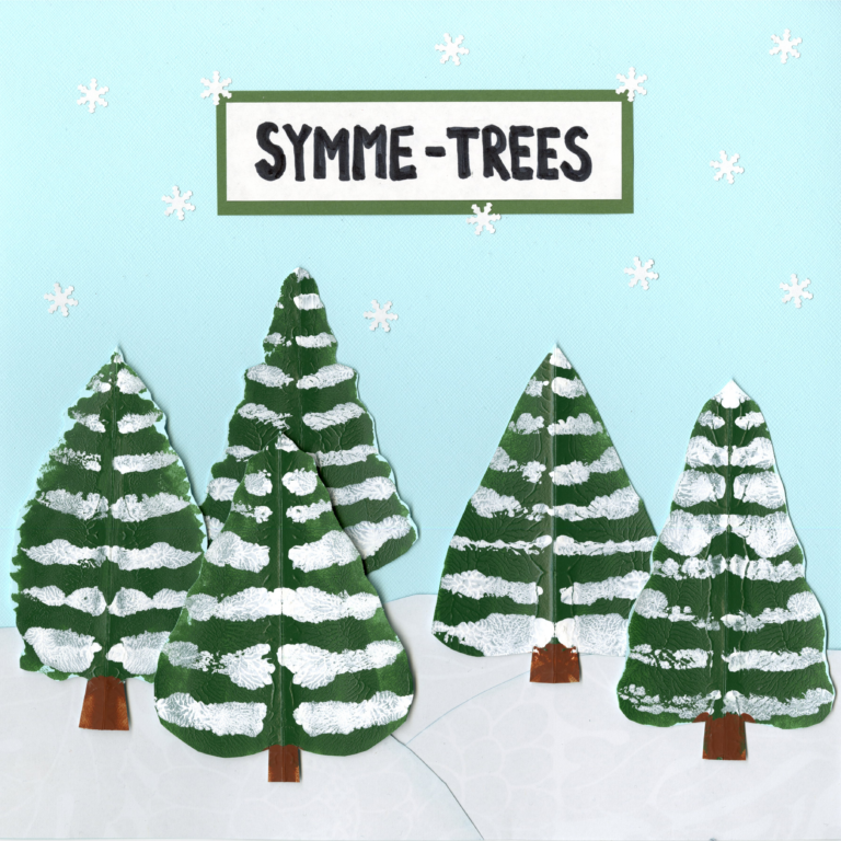 Fun with Math: Winter Symme-trees | Fun Family Crafts