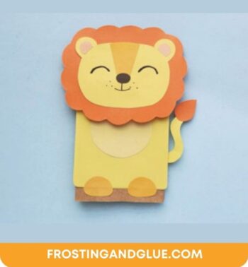 Paper Bag Lion Puppet | Fun Family Crafts