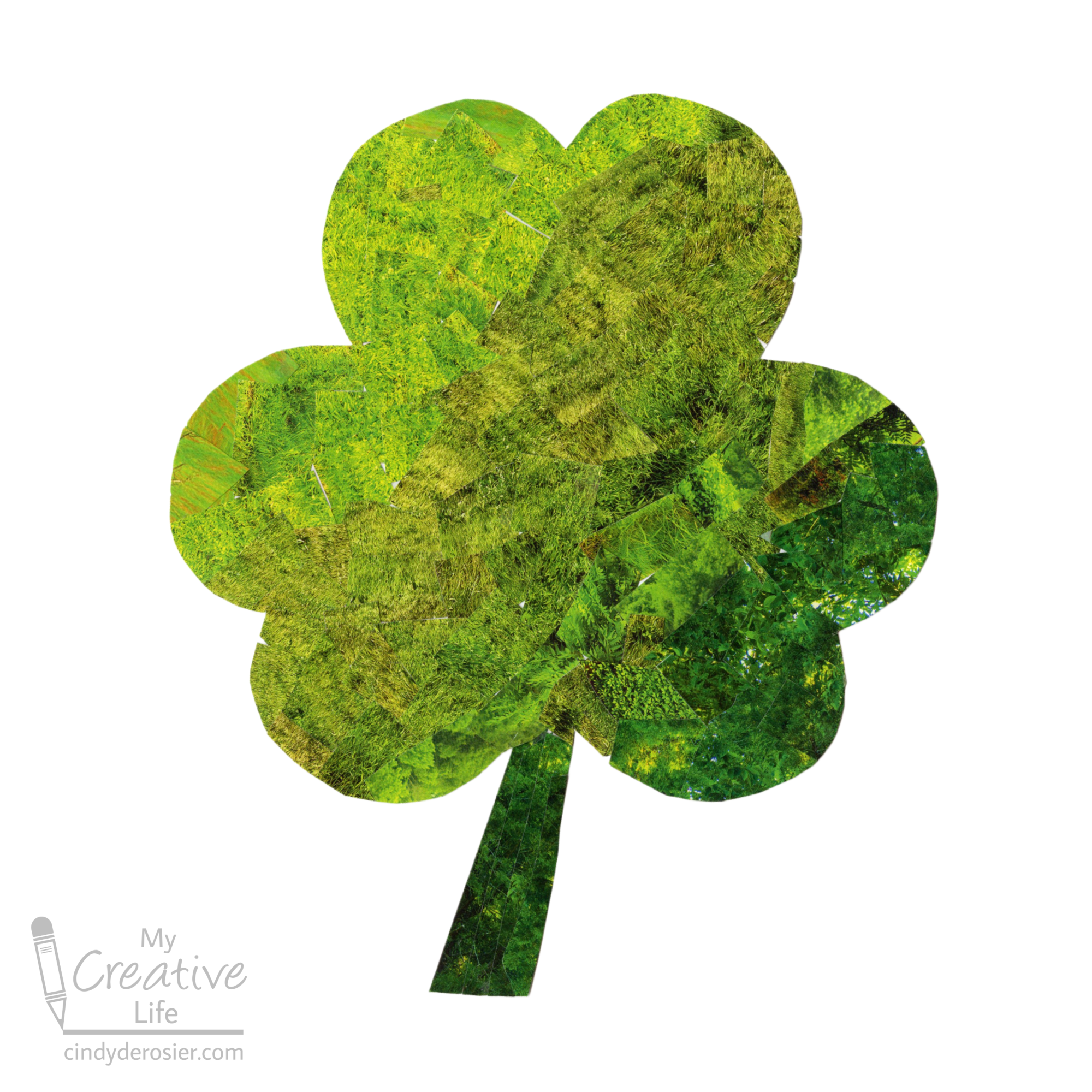 Recycled Calendar Shamrock | Fun Family Crafts