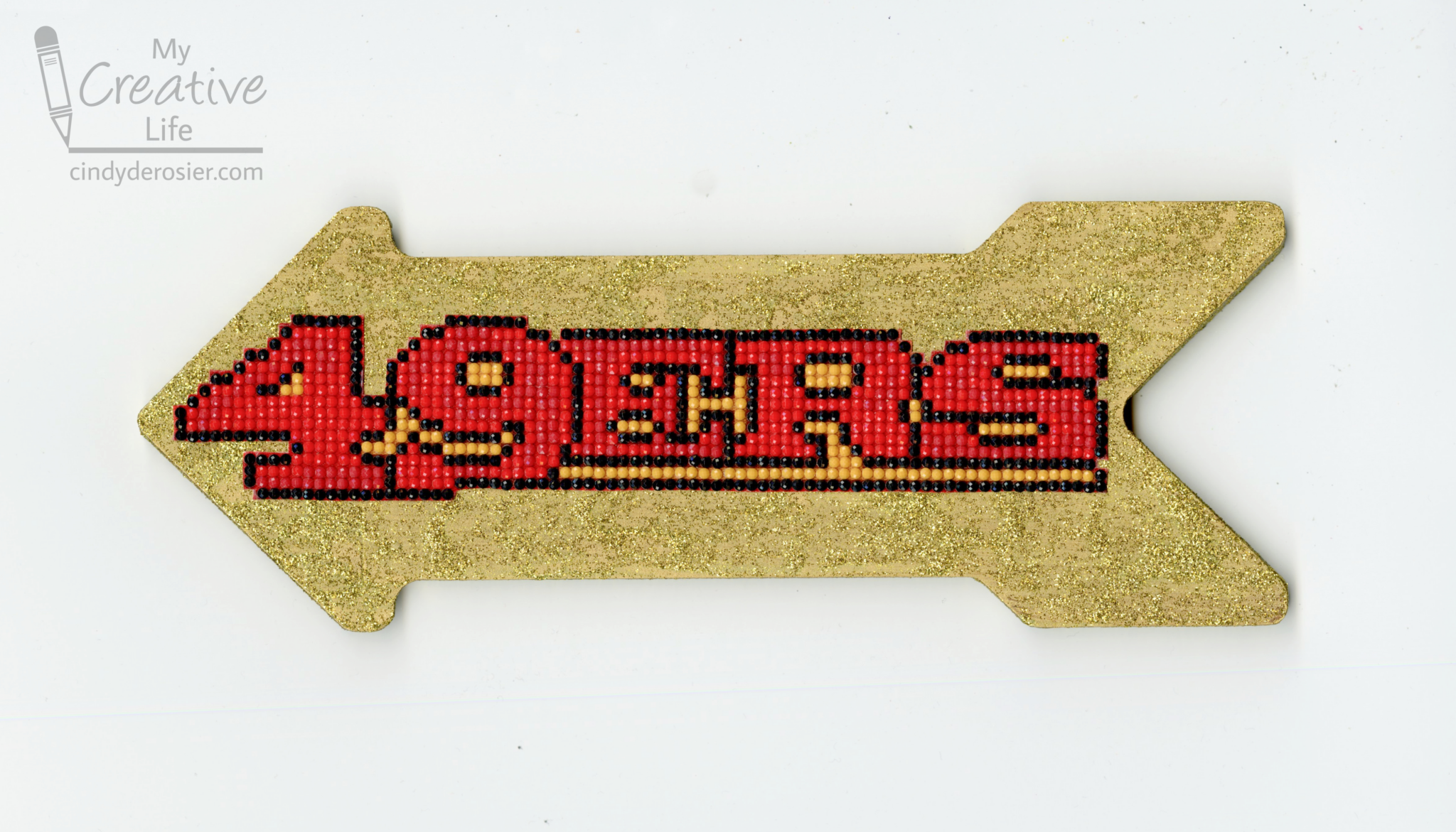 Sparkly 49ers Sign | Fun Family Crafts