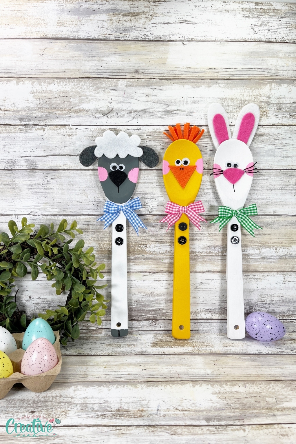 Easter wooden spoon crafts | Fun Family Crafts