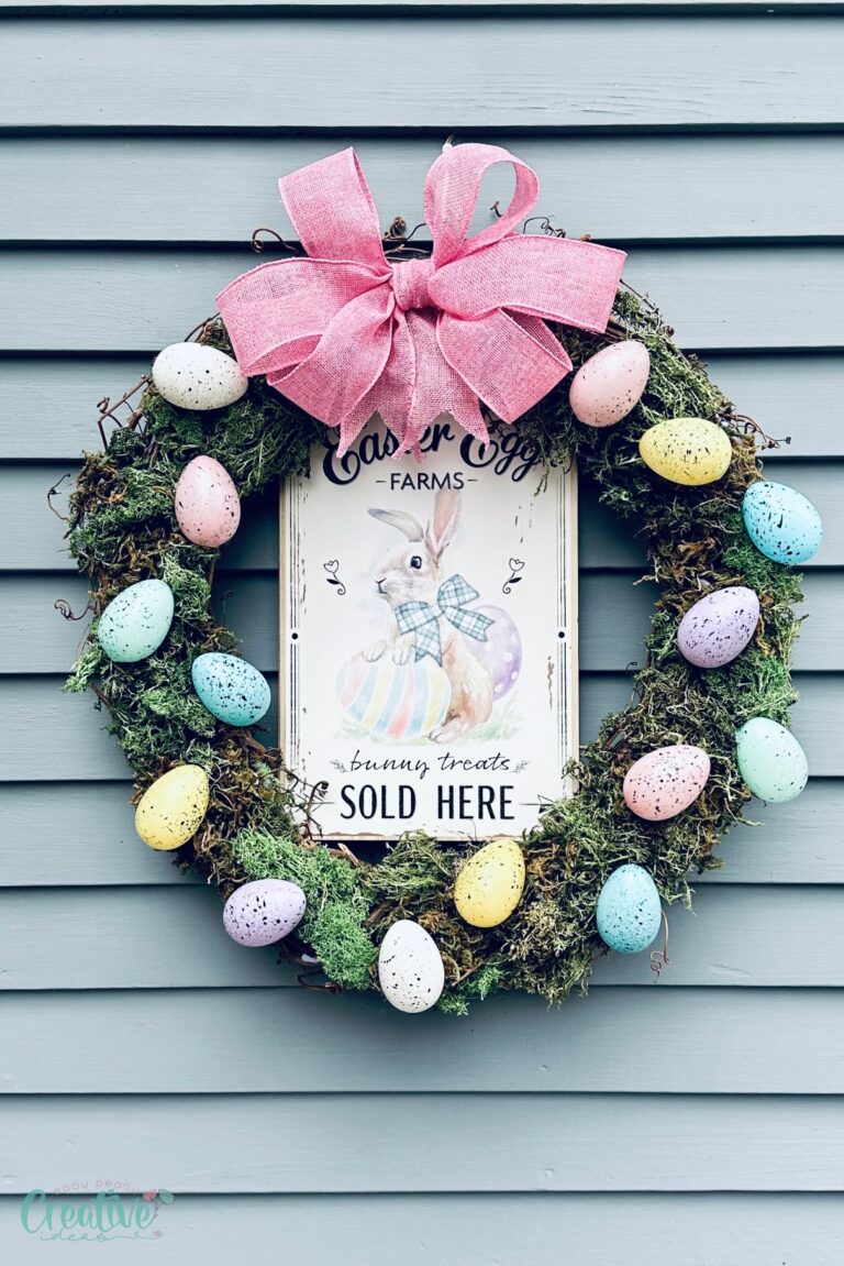 Easter egg wreath DIY | Fun Family Crafts
