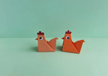Simple Origami Chicken | Fun Family Crafts