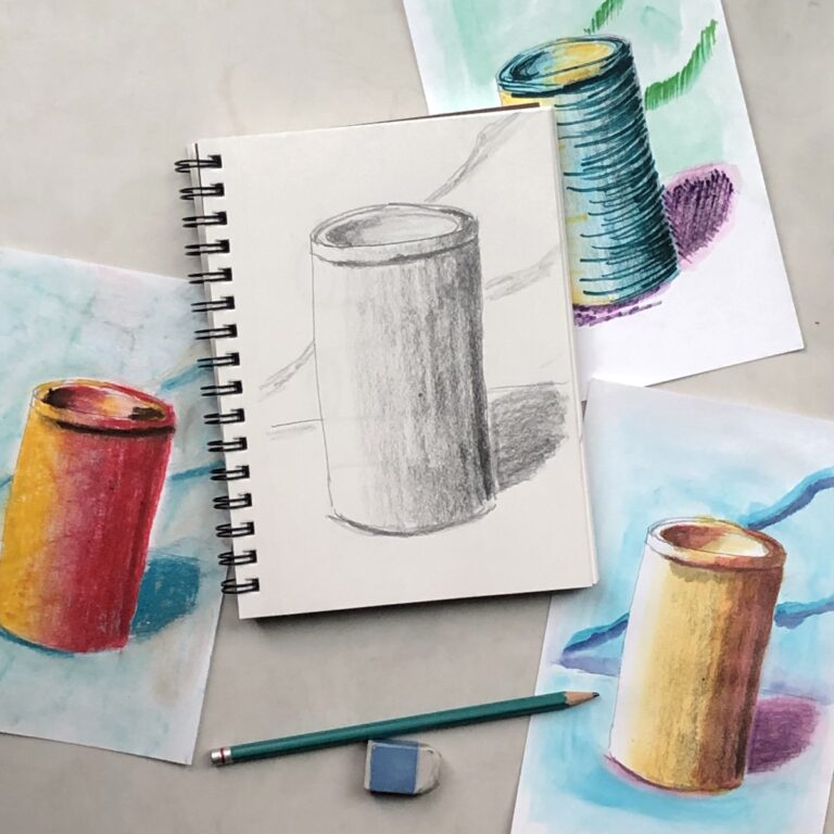 How to Draw a Cylinder | Fun Family Crafts